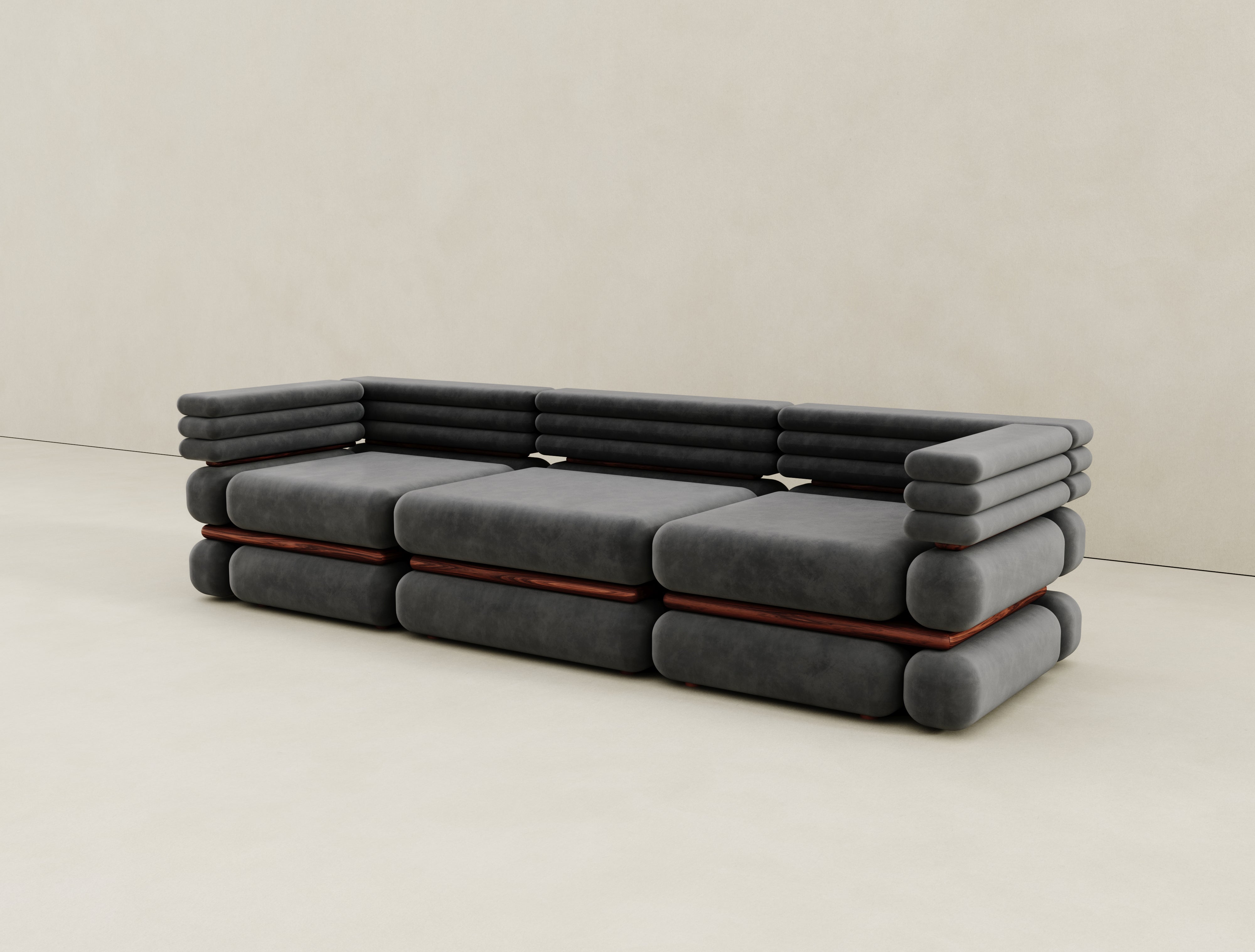 The Shahi Sofa Three Seater – Sara Hayat Design